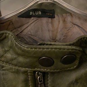 Blur | Jackets & Coats | Blur Leather Jacket | Poshmark
